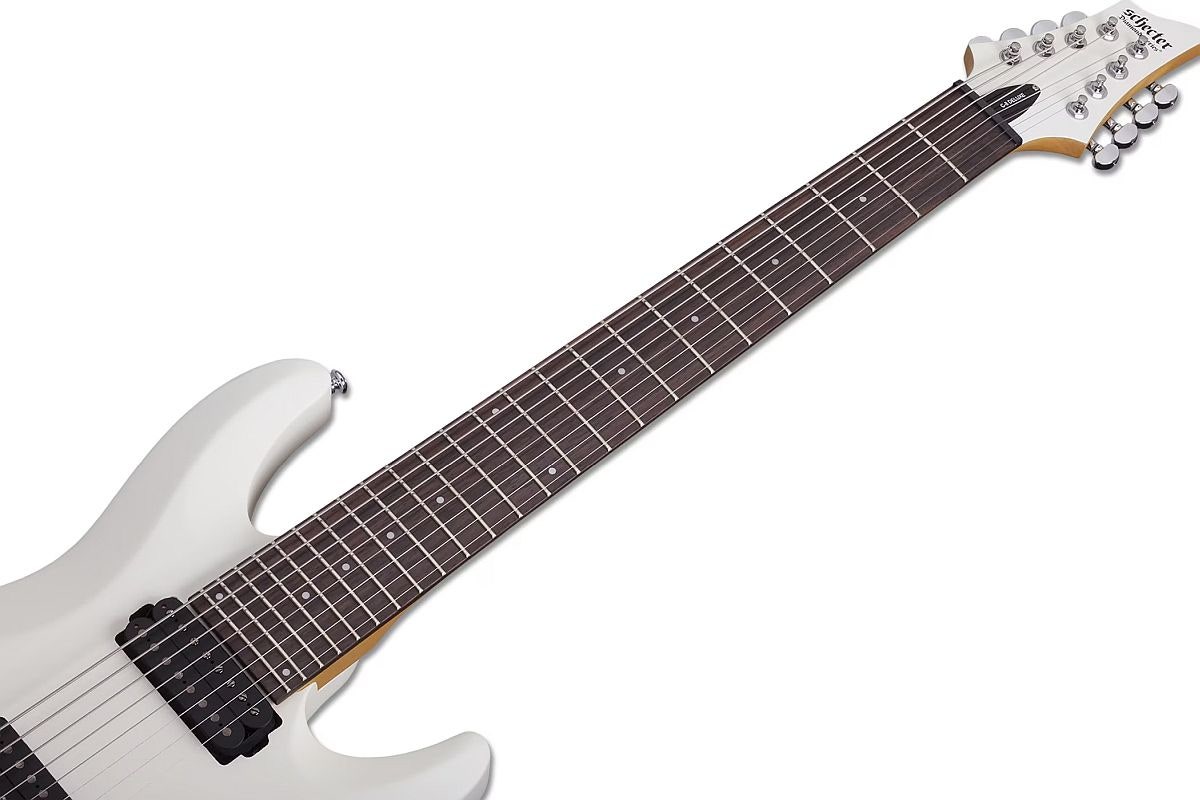 SCHECTER C8 DELUXE S-WHT