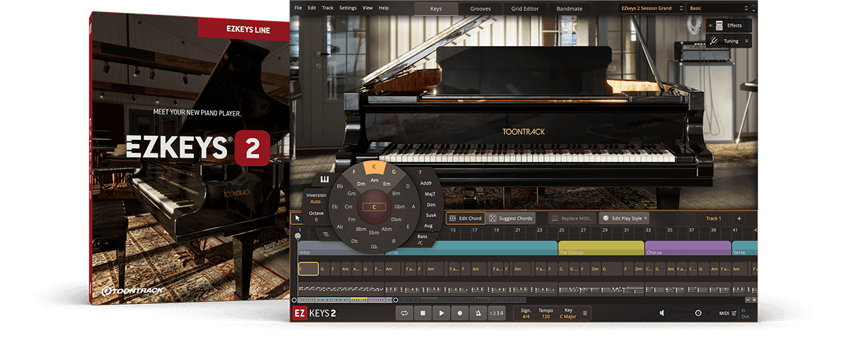 TOONTRACK EZKEYS 2 UPGRADE