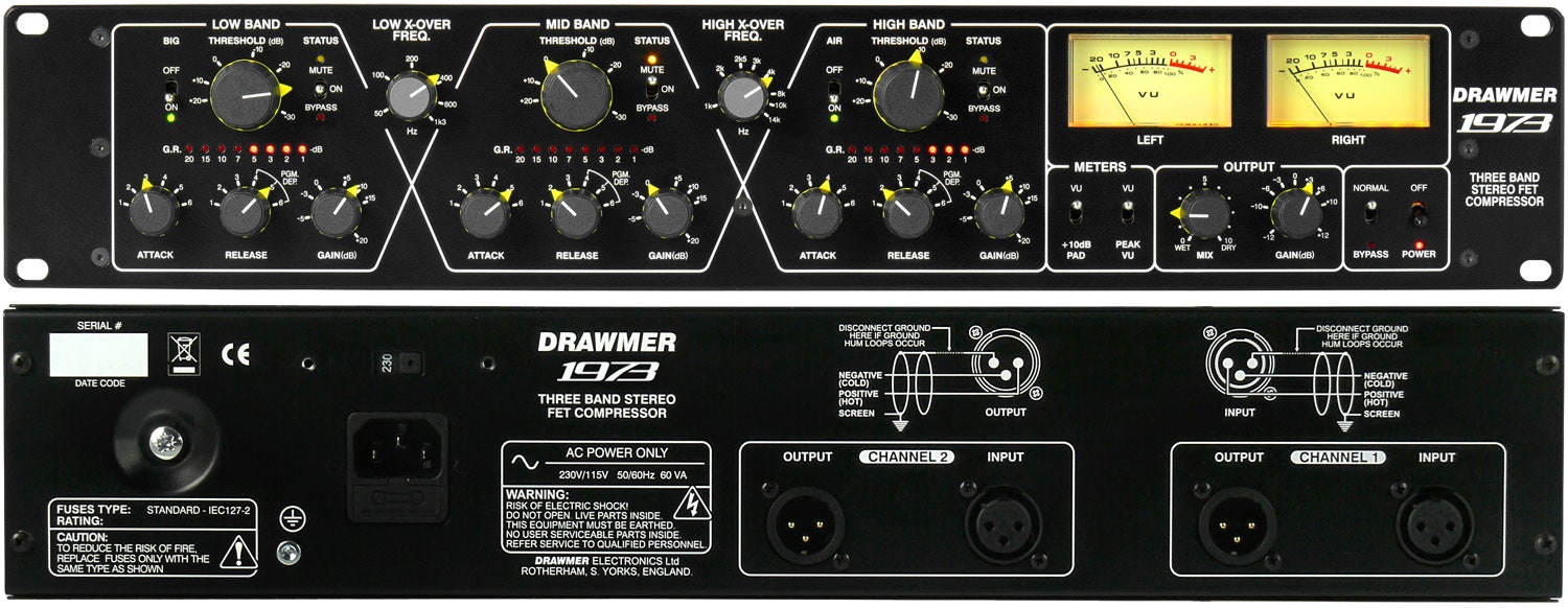 DRAWMER 1973 3-BAND COMPRESSOR