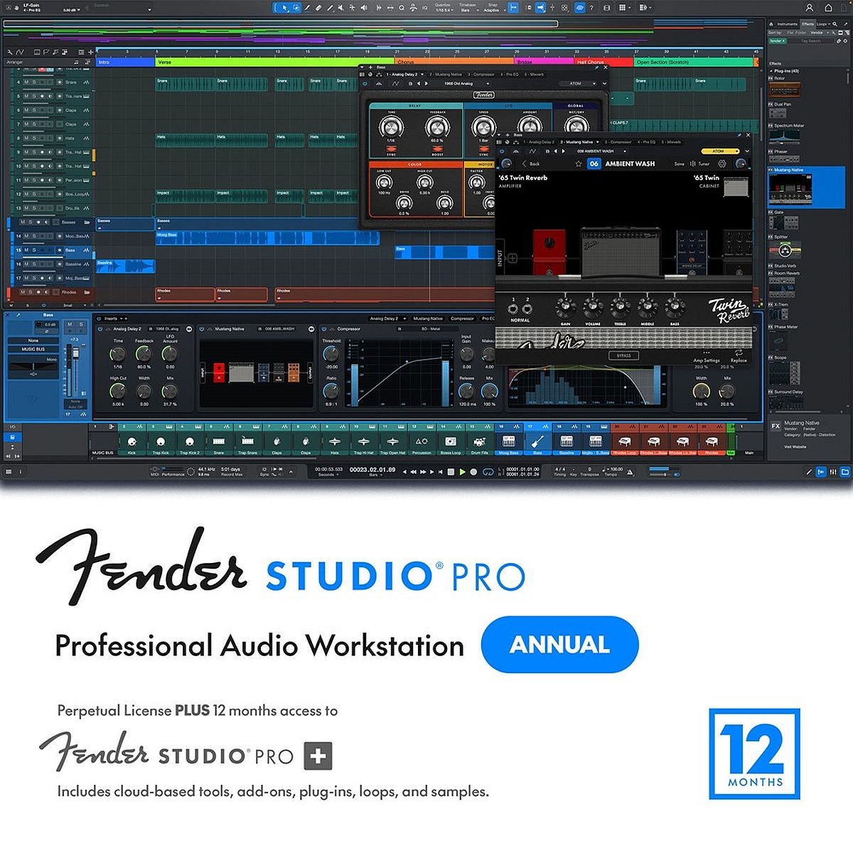 FENDER STUDIO PRO 8 W 12M PRO+