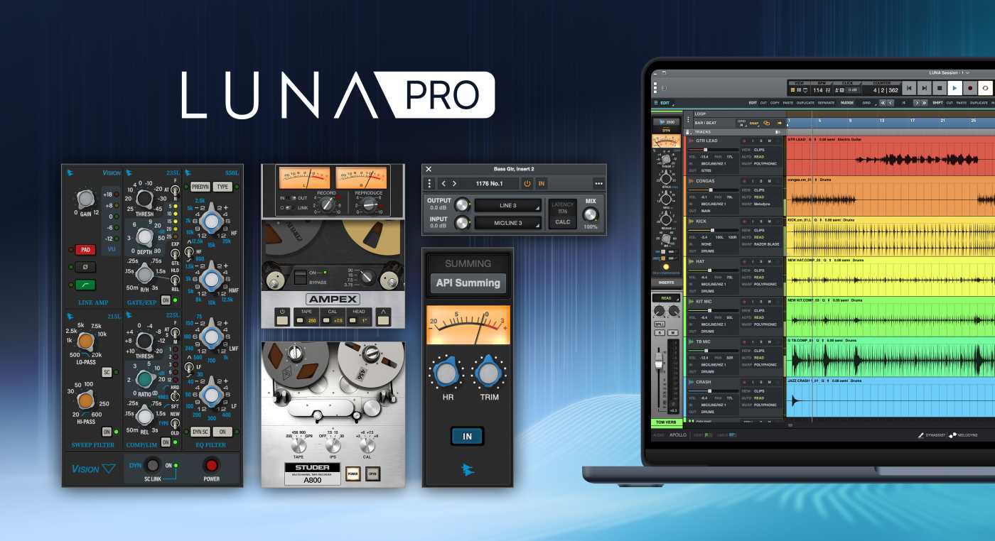 UAD LUNA PRO BUNDLE V2