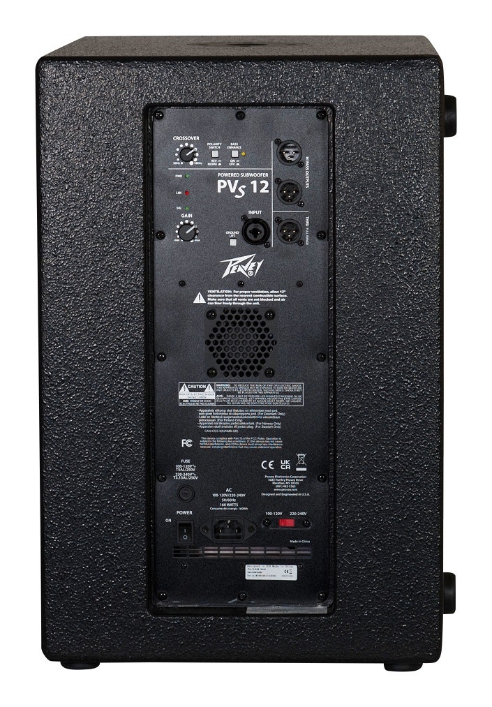 PEAVEY PVs-12 ACTIVE SUBWOOFER